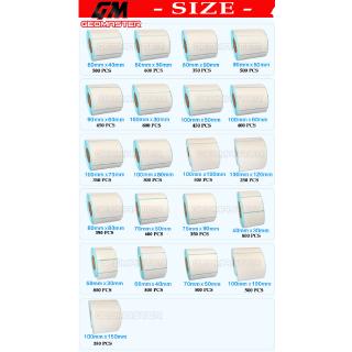 Barcode Label Barcode Sticker Thermal Price Label Product Label Sticker ...