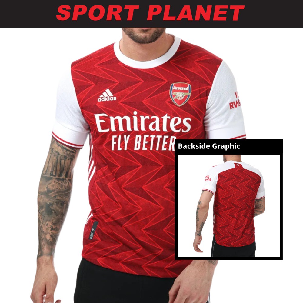 adidas Men Arsenal 20/21 Home Aunthentic Jersey Shirt Baju Lelaki ...