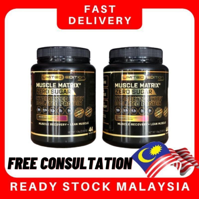 MUSCLE MATRIX WHEY PROTEIN ZERO SUGAR | Shopee Malaysia