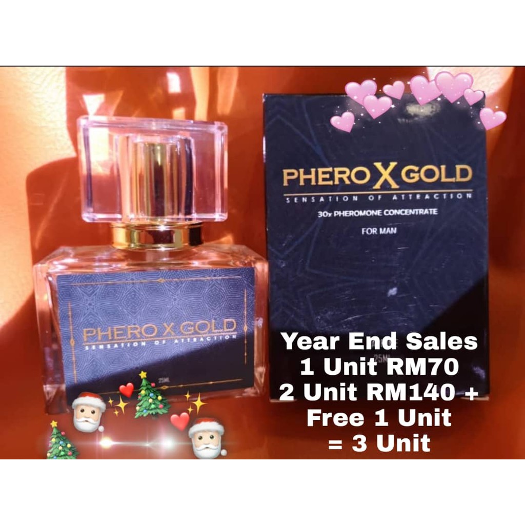 Phero X Gold Perfume - Wangian tarikan cewek | Shopee Malaysia
