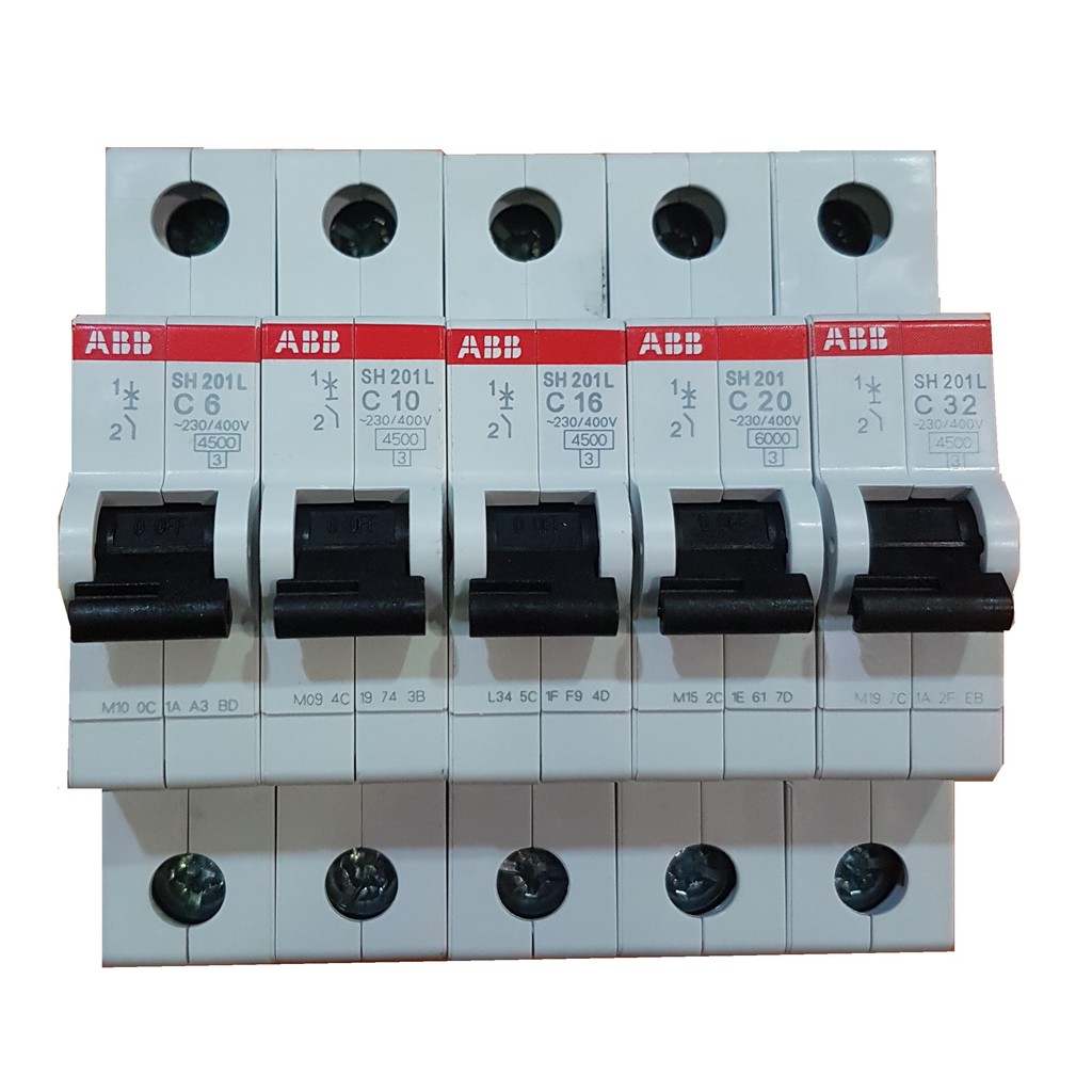ABB Single Pole MCB (6A,10A,16A,20A,32A,40A,63A) | Shopee Malaysia