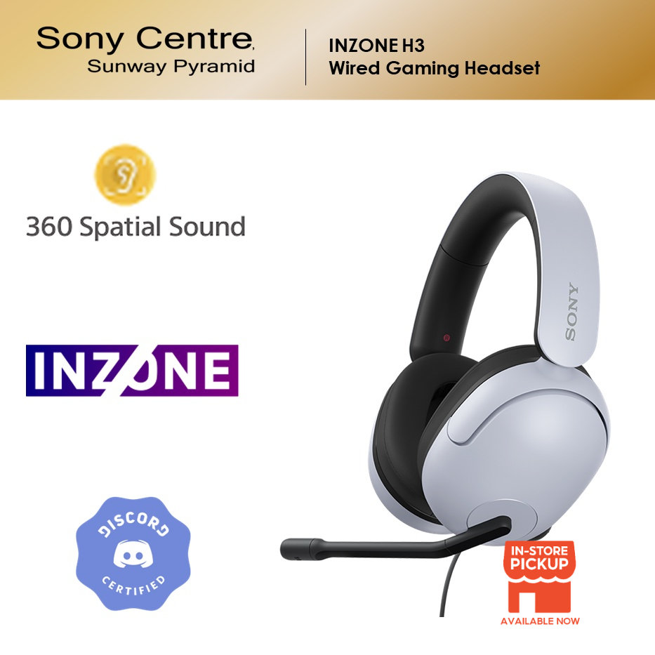 SONY INZONE H3 Wired Gaming Headset MDR-G300 | Shopee Malaysia