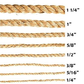 1/4" (6mm) Manila Rope Tali Kerbau (150meter) | Shopee Malaysia