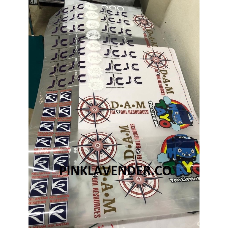 DIY STICKER IRON ON / HEAT TRANSFER STICKER / DIRECT TRANSFER FILM ...