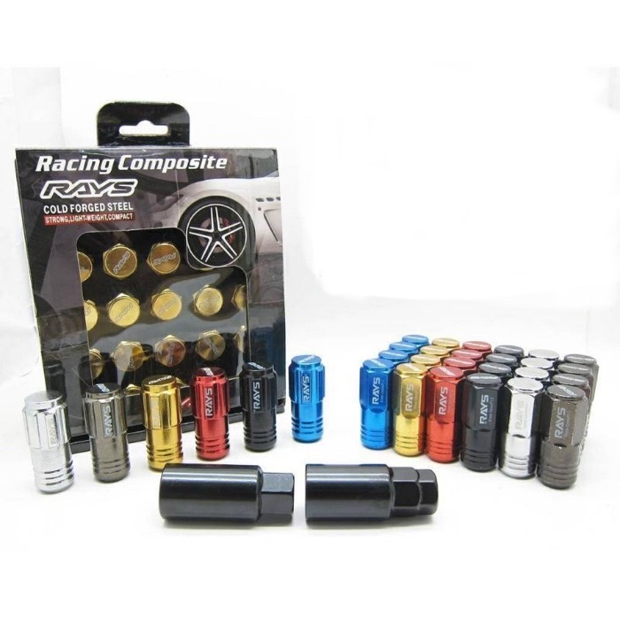 20pcs IRAYS Rim Wheel lock nut tayar nut tyre tire nut lug nut steel ...