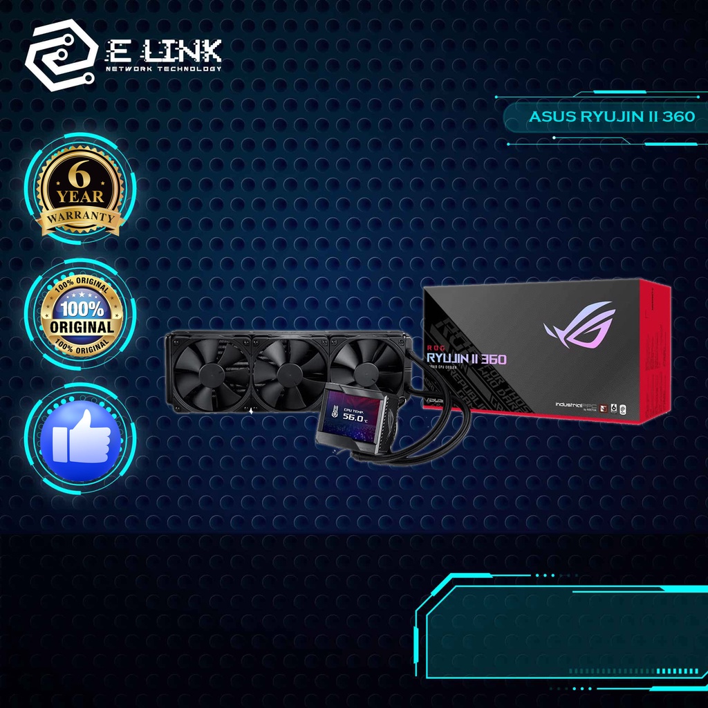 ASUS ROG RYUJIN II 360 RGB AIO LIQUID COOLER ( 360MM ) | Shopee Malaysia