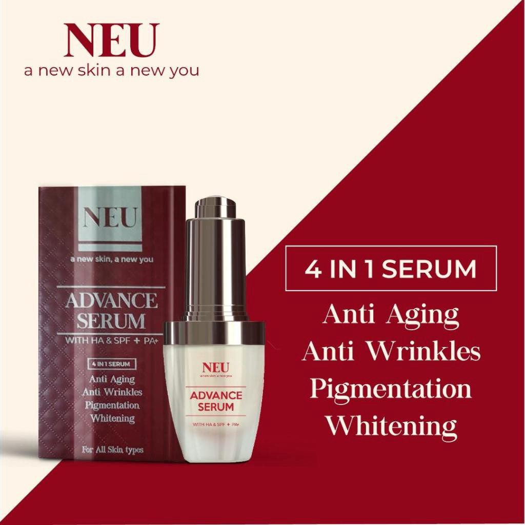 NEU SERUM ADVANCE-serum jeragat jerawat kusam kedutan penuan Anti Aging Anti Wrinkles Pigmenta ...