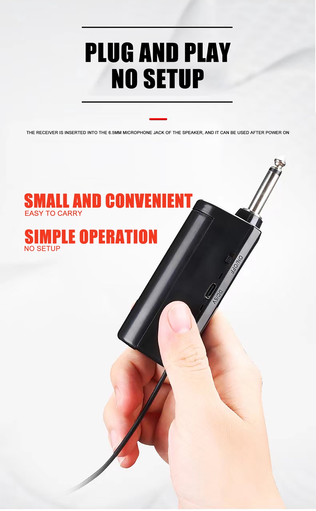 4-Channe Wireless Microphone UHF Handheld Dynamic Karaoke Mic For ...