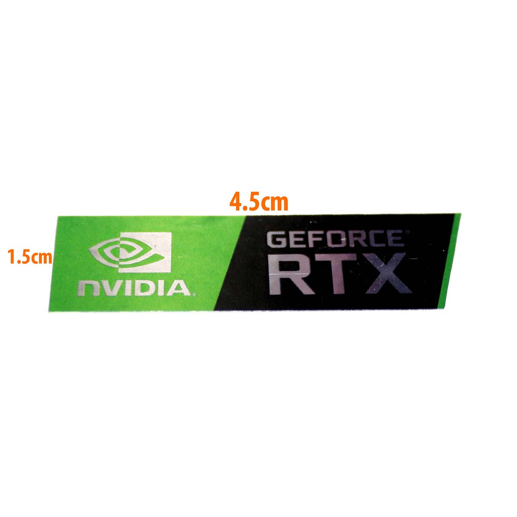 NVIDIA Geforce RTX metal Shinny sticker 4pcs | Shopee Malaysia