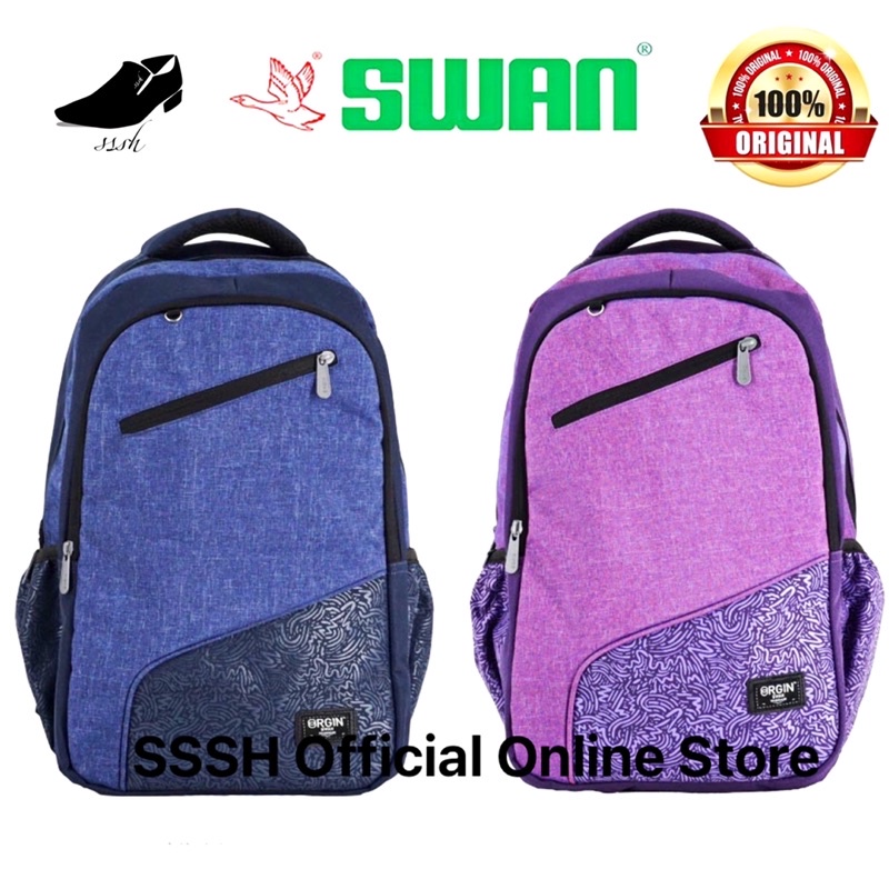 [NEW MODEL 2022] ORIGINAL SWAN Orgin Abstract Pac Backpack School Bag ...