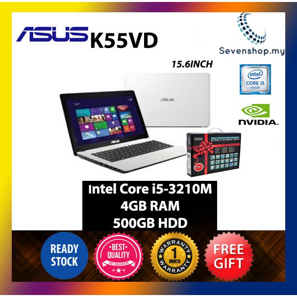 2GB Nvidia GeForce 610M Asus K55VD Intel core i5-3210m 4GB RAM 500GB ...