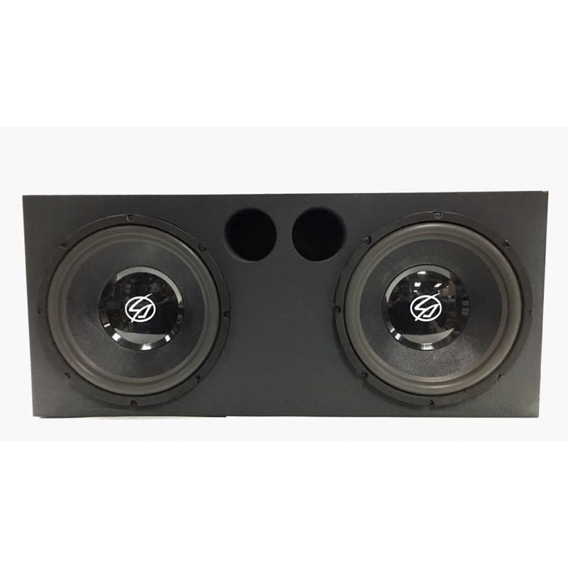 HIGH POWER 12” Inch DOUBLE Sub Woofer with Box CALIBER / BOSOKO / T ...