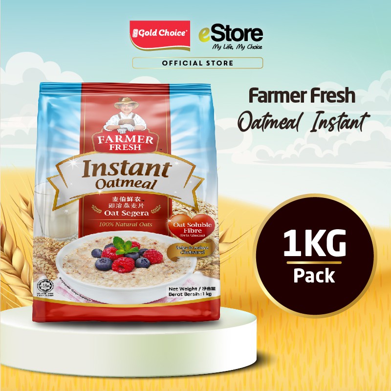 FARMER FRESH Oatmeal Instant (1kg ) | Shopee Malaysia