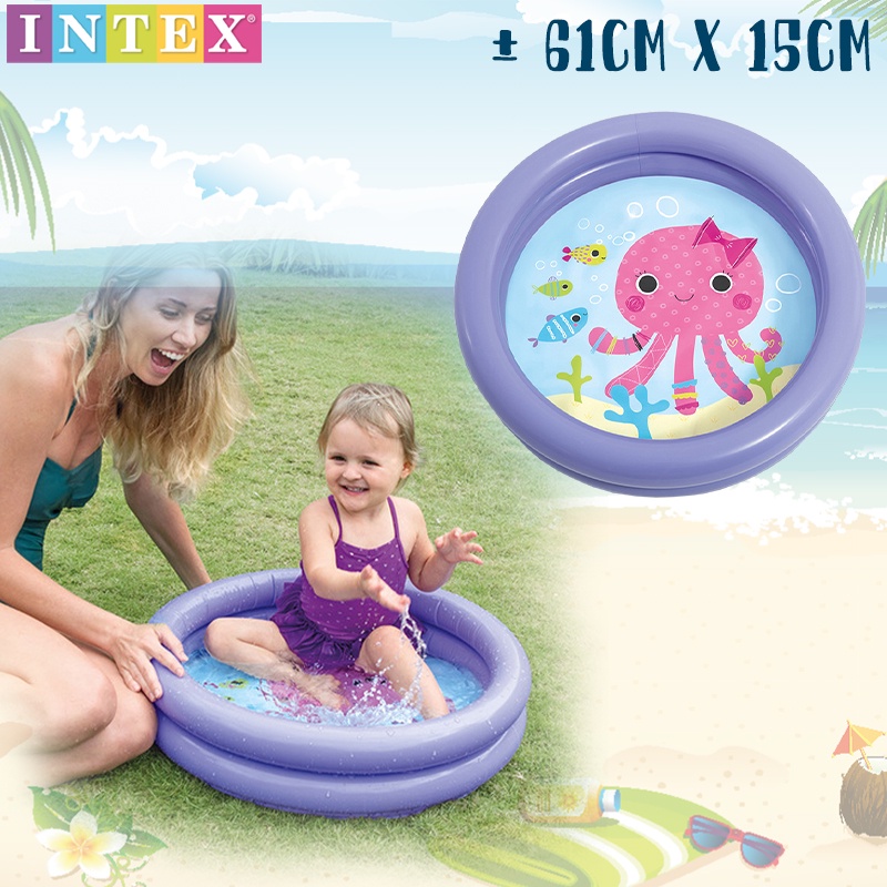 INTEX 59409CC My First Pool Baby Inflatable Kids Swimming Pool 61cm x ...