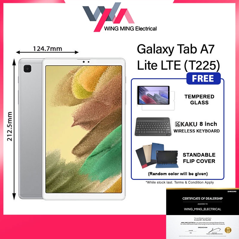 Samsung Galaxy Tab A7 Lite 8.7inch Tablet T225 LTE (32GB ROM + 3GB RAM ...