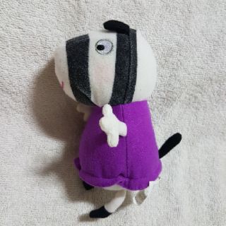 Authentic Peppa Pig ZaZa Zebra with Sound Plush Soft Toy | Shopee Malaysia