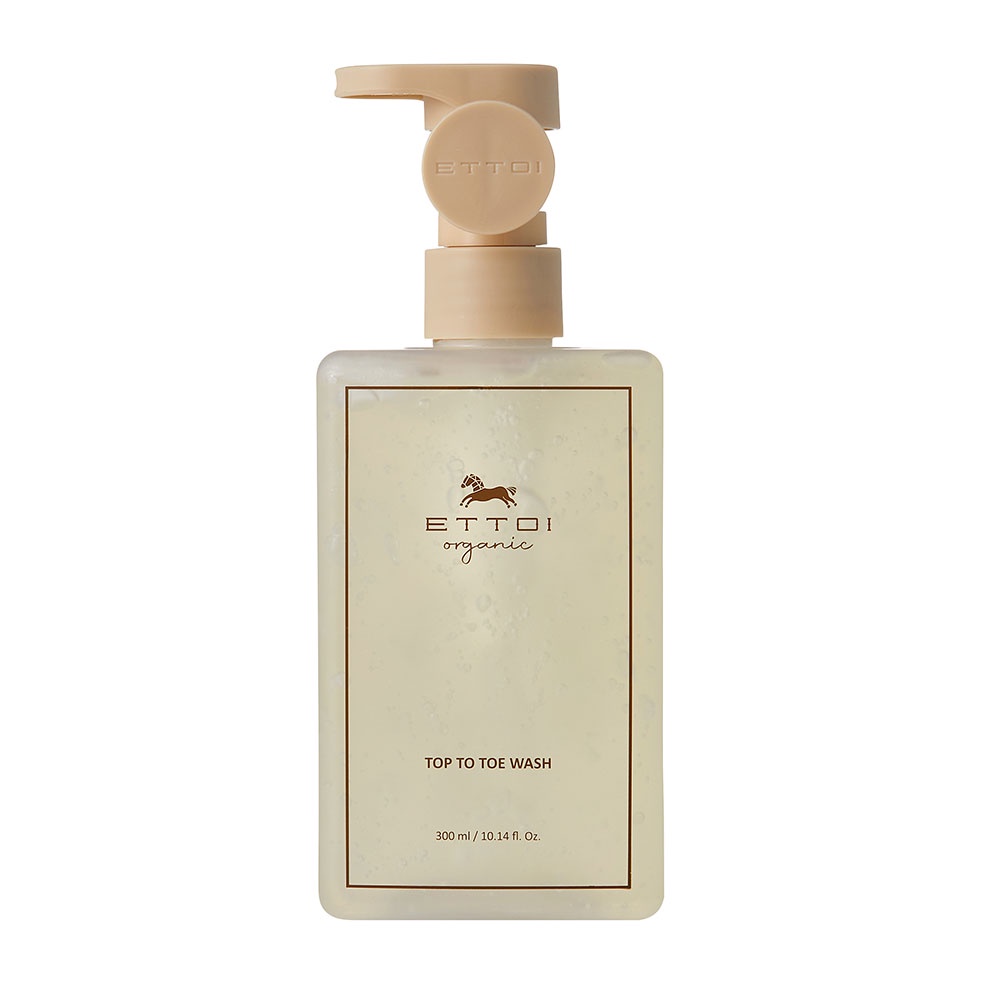 ETTOI Organic Top to toe wash 300ml Baby Shampoo & Bath Body Wash ...