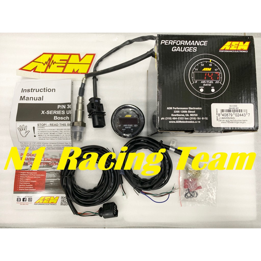 AEM X-Series UEGO Wideband Air Fuel Ratio Meter (LSU4.9 Sensor) for Car and Bike | Shopee Malaysia