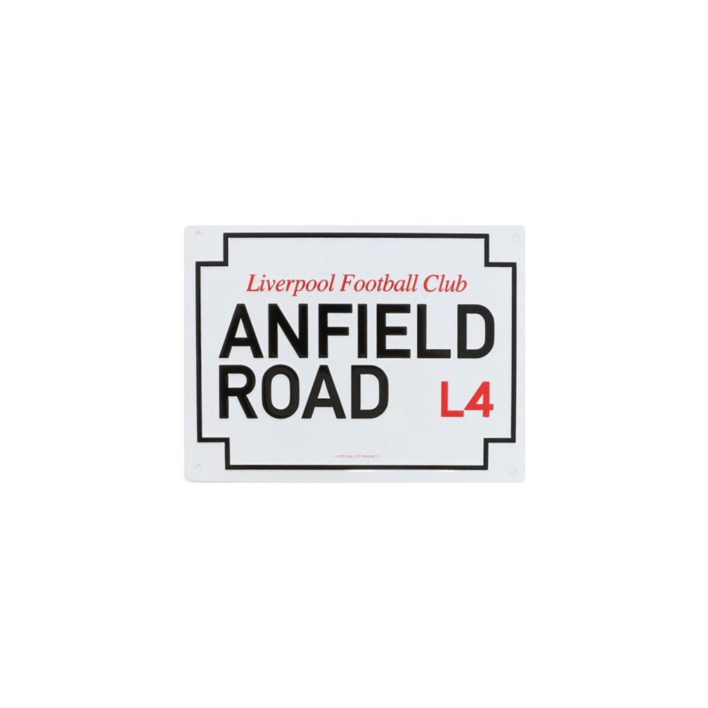 LFC SMALL METAL ANFIELD ROAD SIGN WHITE | Shopee Malaysia
