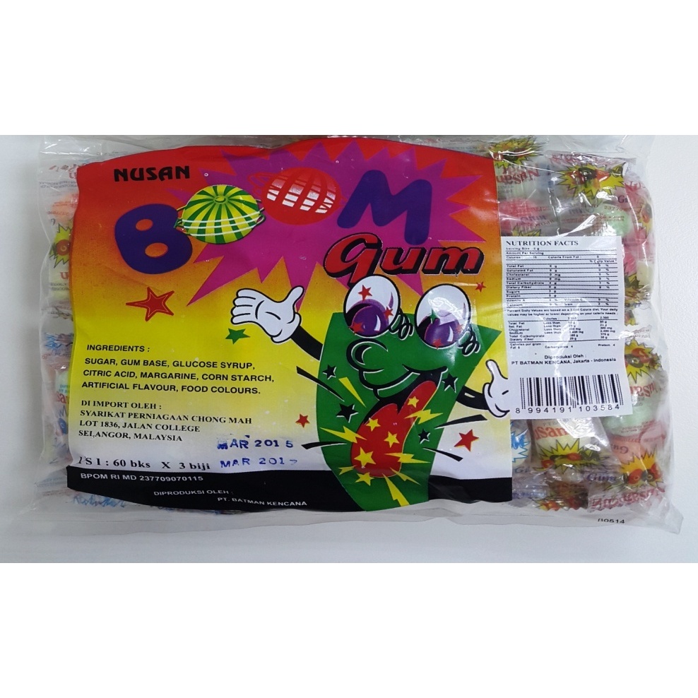 BOOM GUM (60 PKS X 3BIJI) | Shopee Malaysia