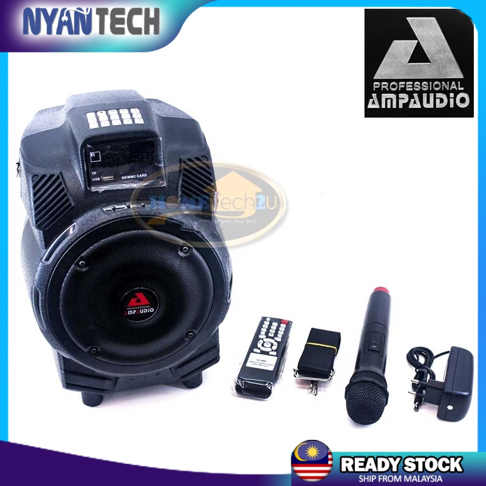 Ampaudio Portable Speaker PA System with Built in USB MP3 Player ...
