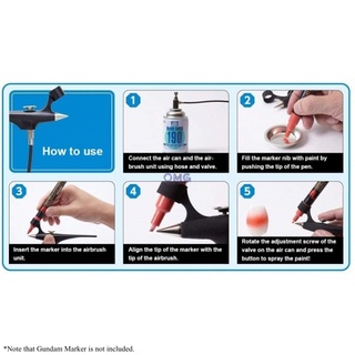 Tool Mr Hobby Gundam Marker Airbrush System GMA01 Marker Air Brush Gundam Painting Air brush ...