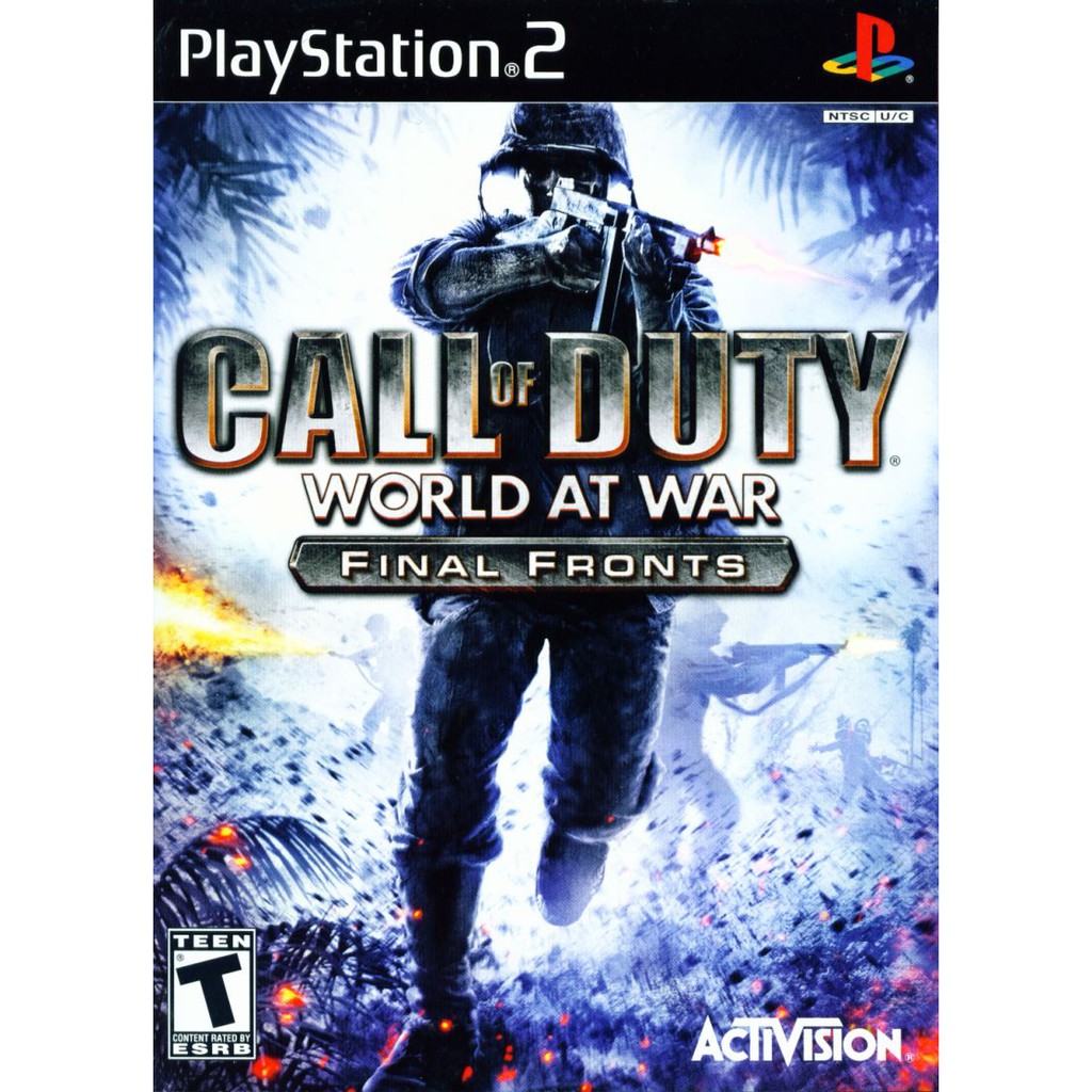 PS2 Call Of Duty World At War Final Fronts Shopee Malaysia