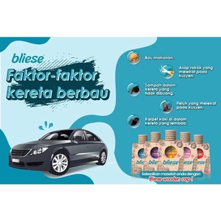 PEWANGI KERETA BLIESE PERFUME WOODEN CAP (Buy 5 get 1 free combo ...