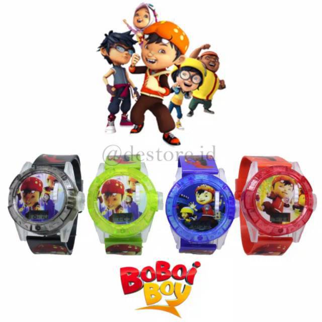 Boboiboy Design Digital Rubber Watch for Kids | Shopee Malaysia