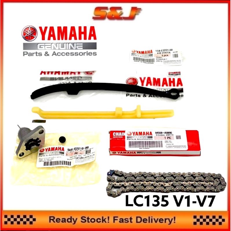 YAMAHA 100% ORIGINAL LC135 V1-V7 TENSIONER SHAFT TIMING CHAIN TENSIONER ...