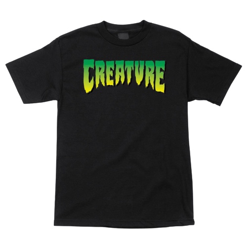 Creature Logo Creature T-Shirt ( Black ) | Shopee Malaysia