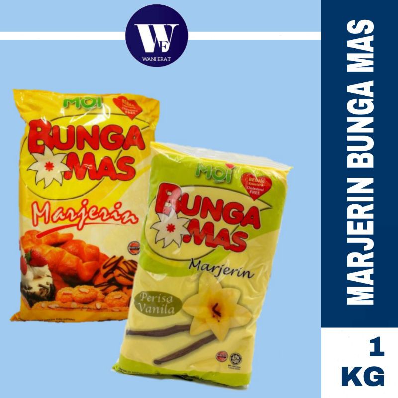 [1KG] MARJERIN BUNGA MAS | OKI BUNGA MAS MARGARINE ORIGINAL VANILLA ...