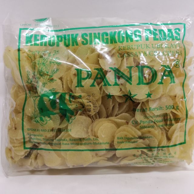 Keropok Kerupuk Singkong Pedas Panda 500G | Shopee Malaysia
