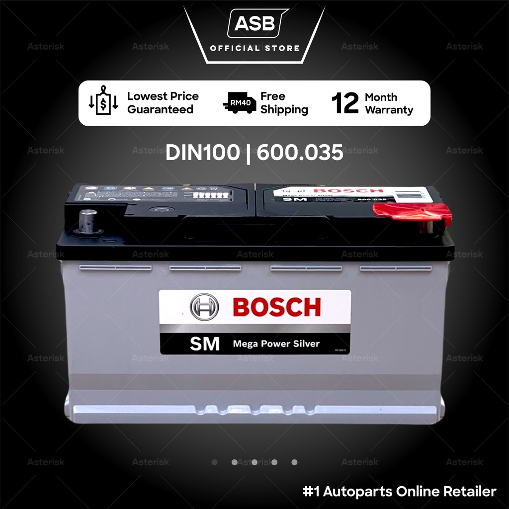 BOSCH Battery DIN100 Car Battery (MF) - 100AH - MERCEDES W211, W221 ...
