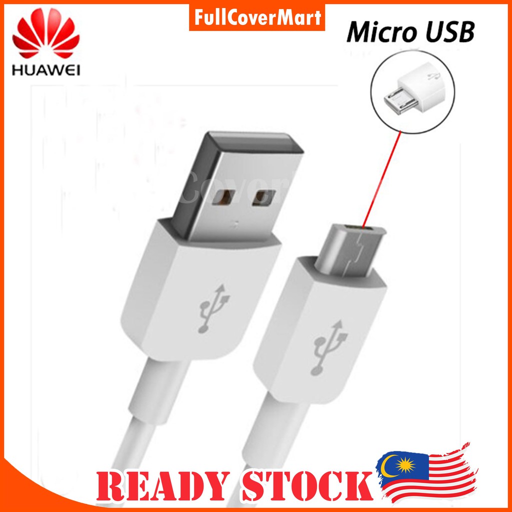 (CA17) Original Huawei Micro USB Cable 2A Fast Charging Data Charger ...