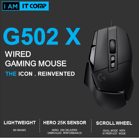Logitech G502 X Wired Gaming Mouse | Shopee Malaysia