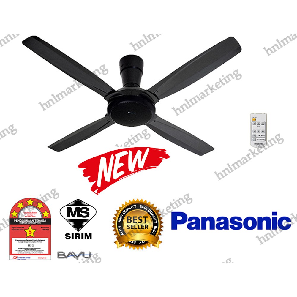 PANASONIC BAYU 4 REMOTE CONTROL CEILING FAN | Shopee Malaysia