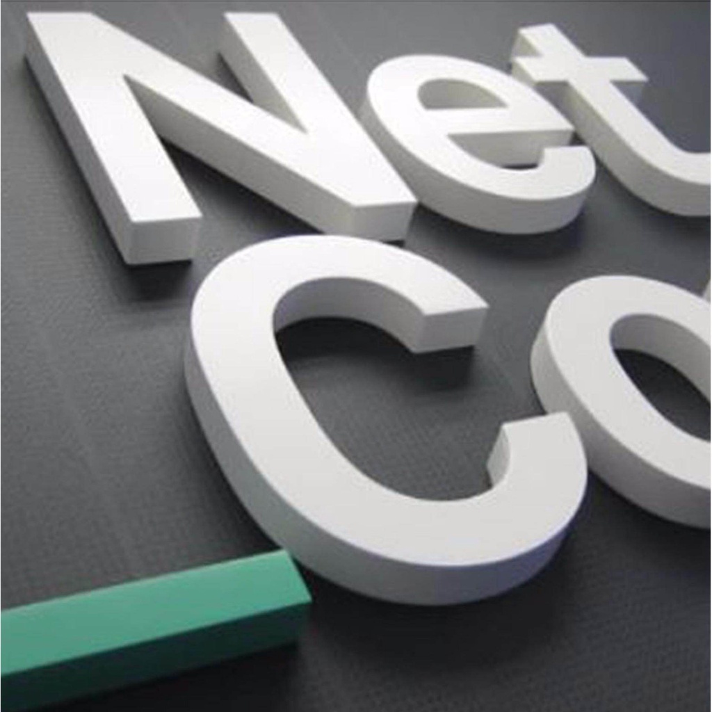 Custom made CNC cut out PVC 3D Weatherproof block lettering Alphabet A ...