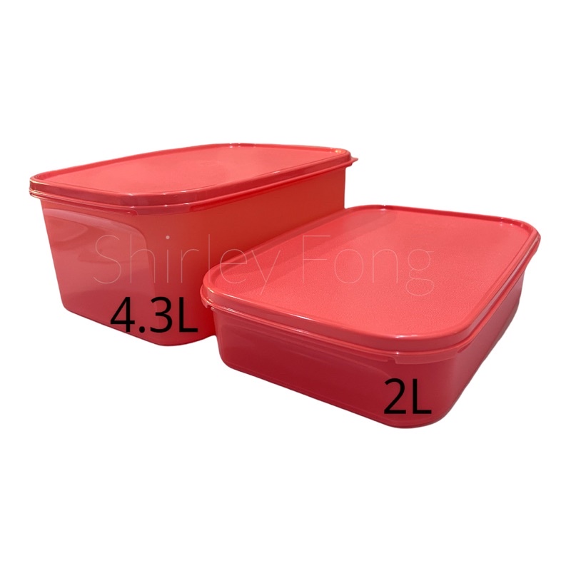 Tupperware MM Rectangular set (2pcs) | Shopee Malaysia