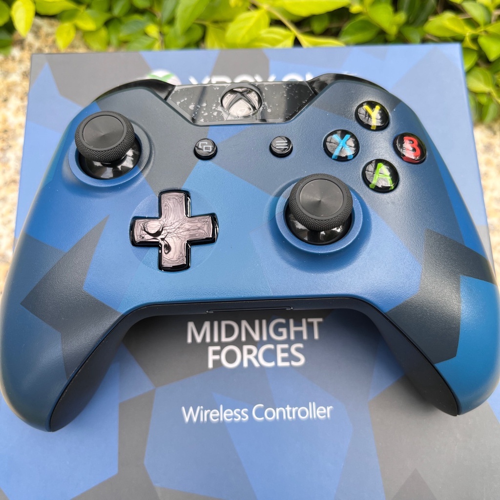 Microsoft Xbox One Wireless Controller, Midnight Forces Special Edition ...