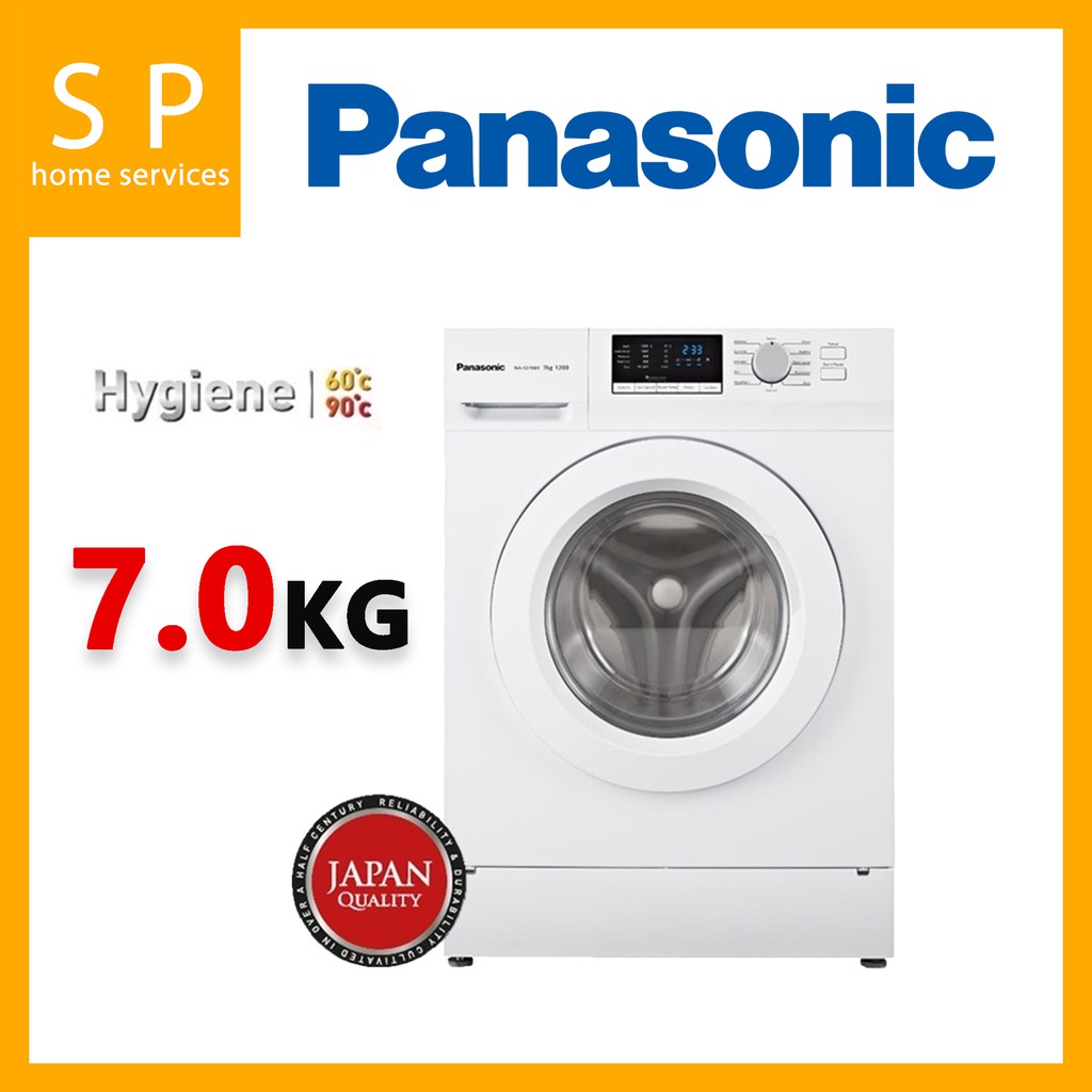 Panasonic 7KG Front Load Washer NA-127XB1WMY - Quick Laundry | Shopee Malaysia