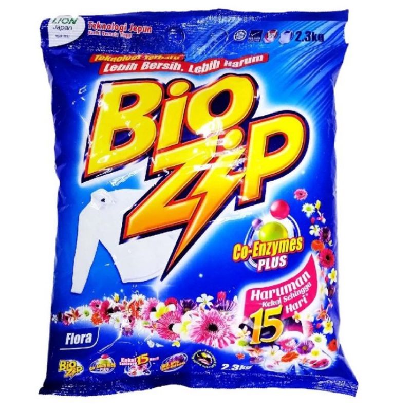 Bio Zip Detergent / Sabun Kain 2.3kg - Floral | Shopee Malaysia