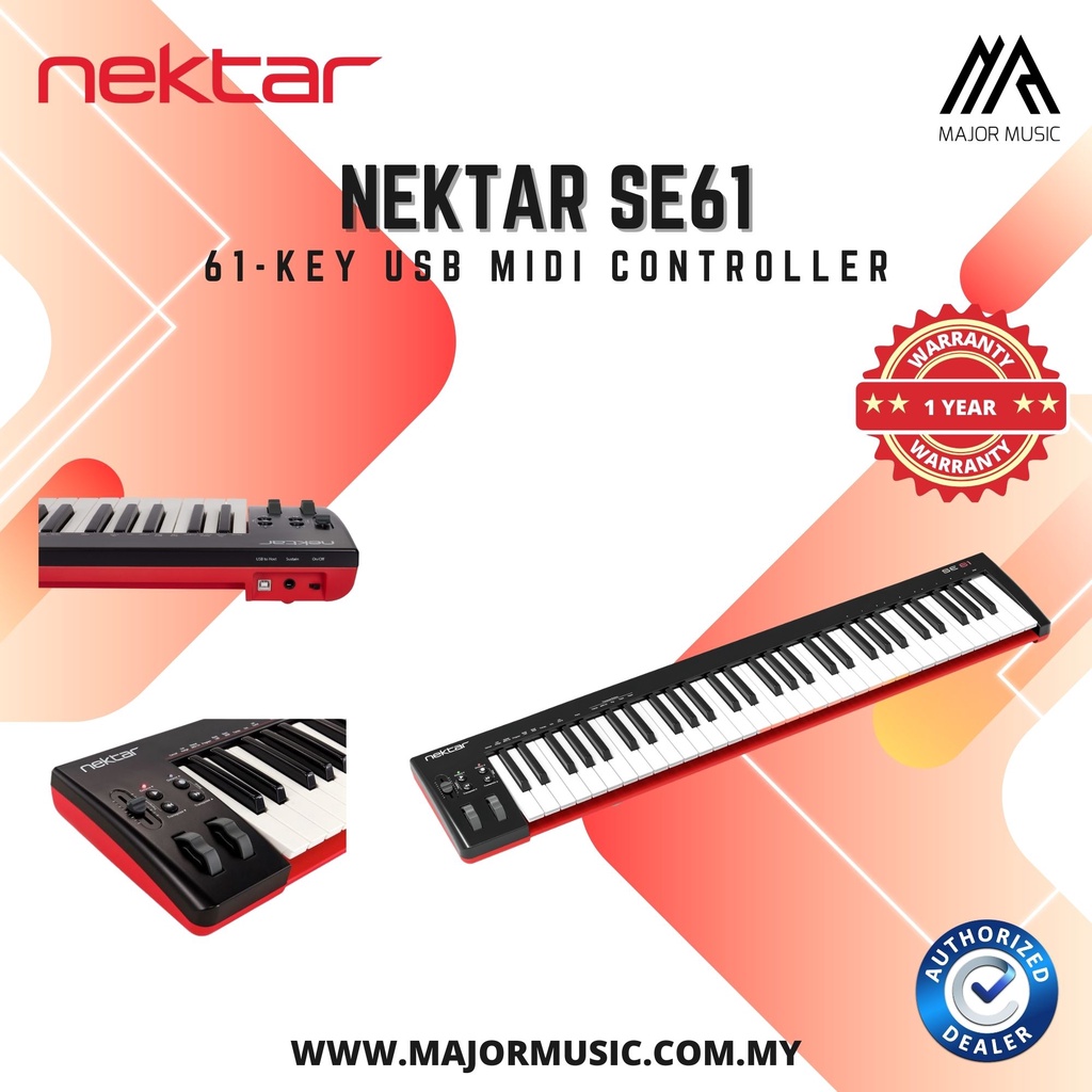 Nektar SE61 USB MIDI Keyboard Controller | Shopee Malaysia