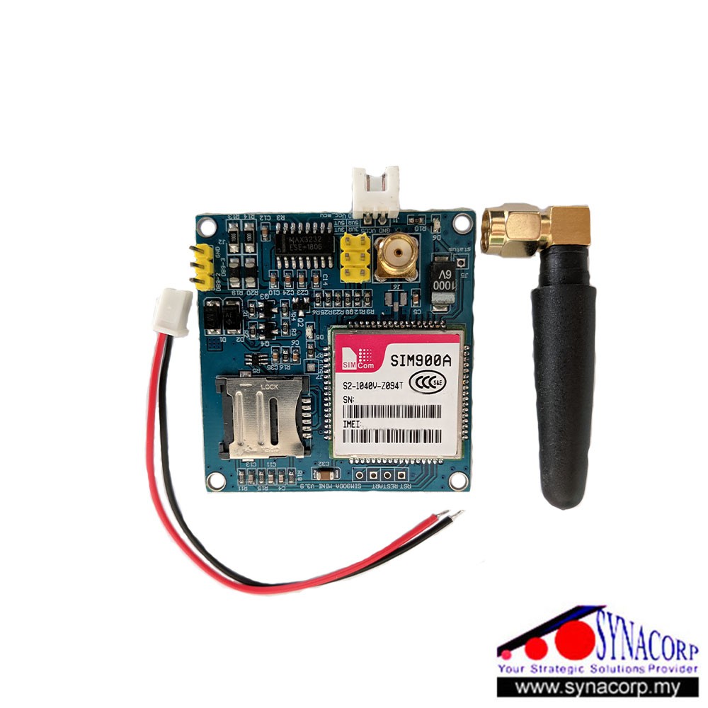GSM GPRS SIM900A Kit Wireless Extension Module c/w Antenna SIM9 ...