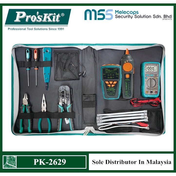 Pro'skit PK-2629 Telecom & Network Installer Tool Kits | Shopee Malaysia