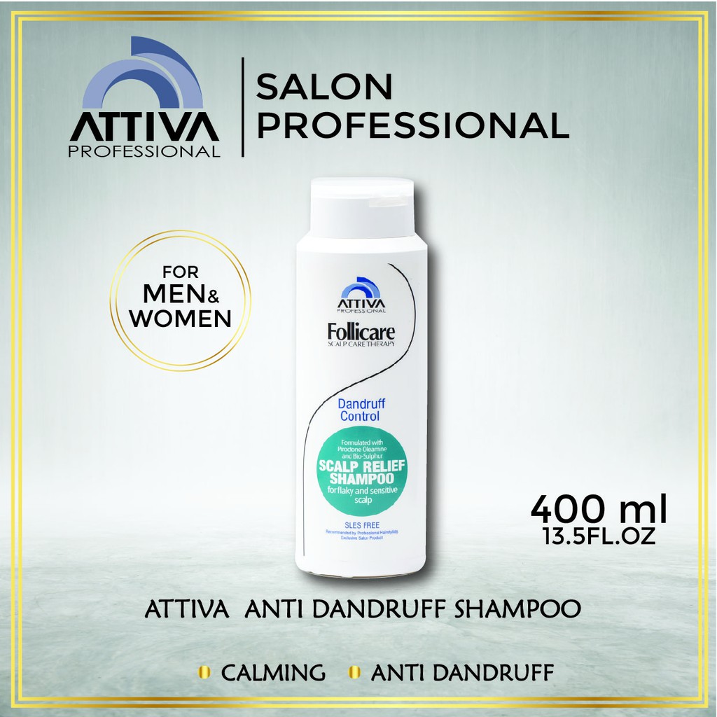 Attiva Professional Salon Inspired Scalp Relief Shampoo 400ml | Shopee ...