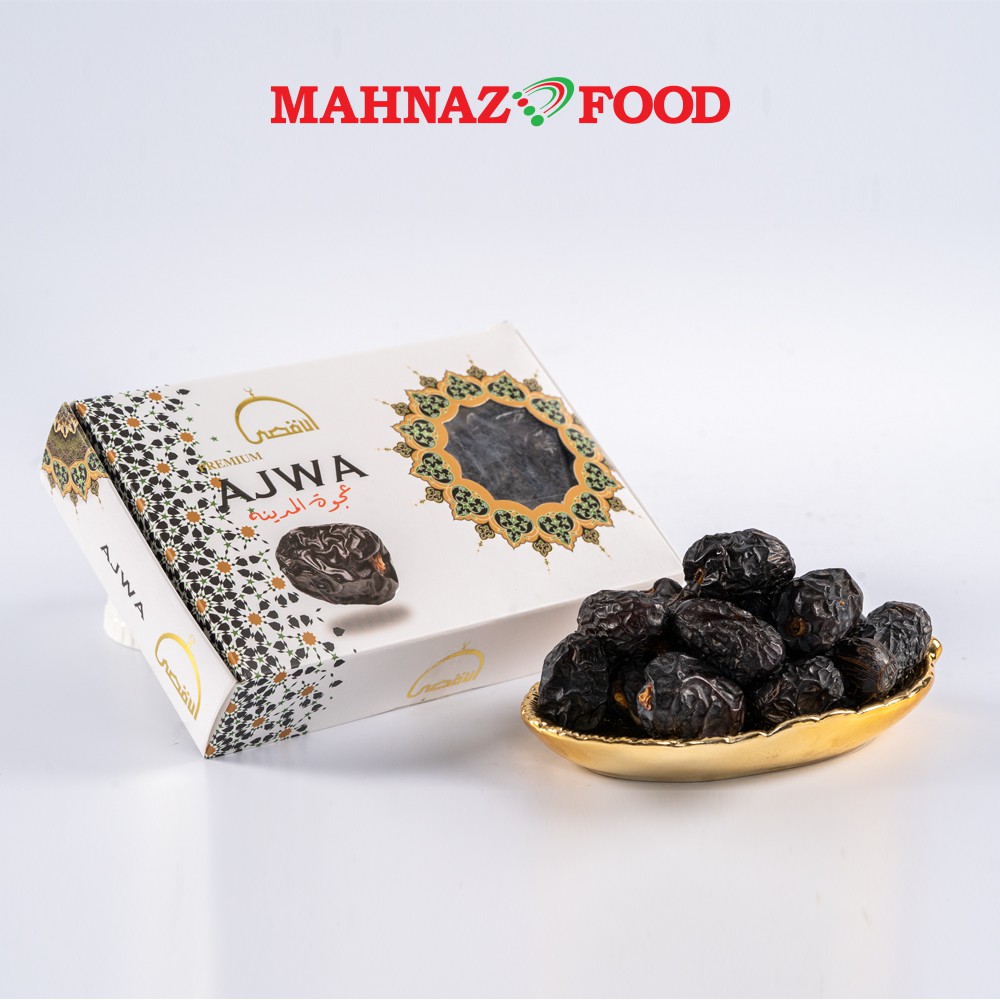 Mahnaz Food Kurmadates Al Aqsa Ajwa Jumbo 200g400g Shopee Malaysia