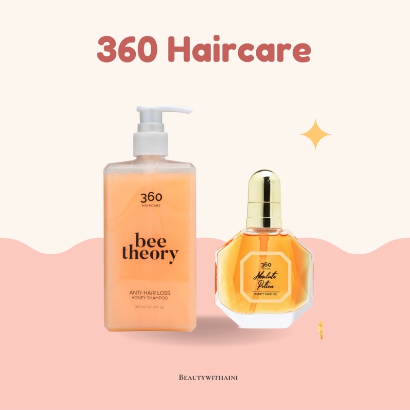 360 Haircare Bee Theory Shampoo & Absolute Potion Hair Oil | Shopee ...