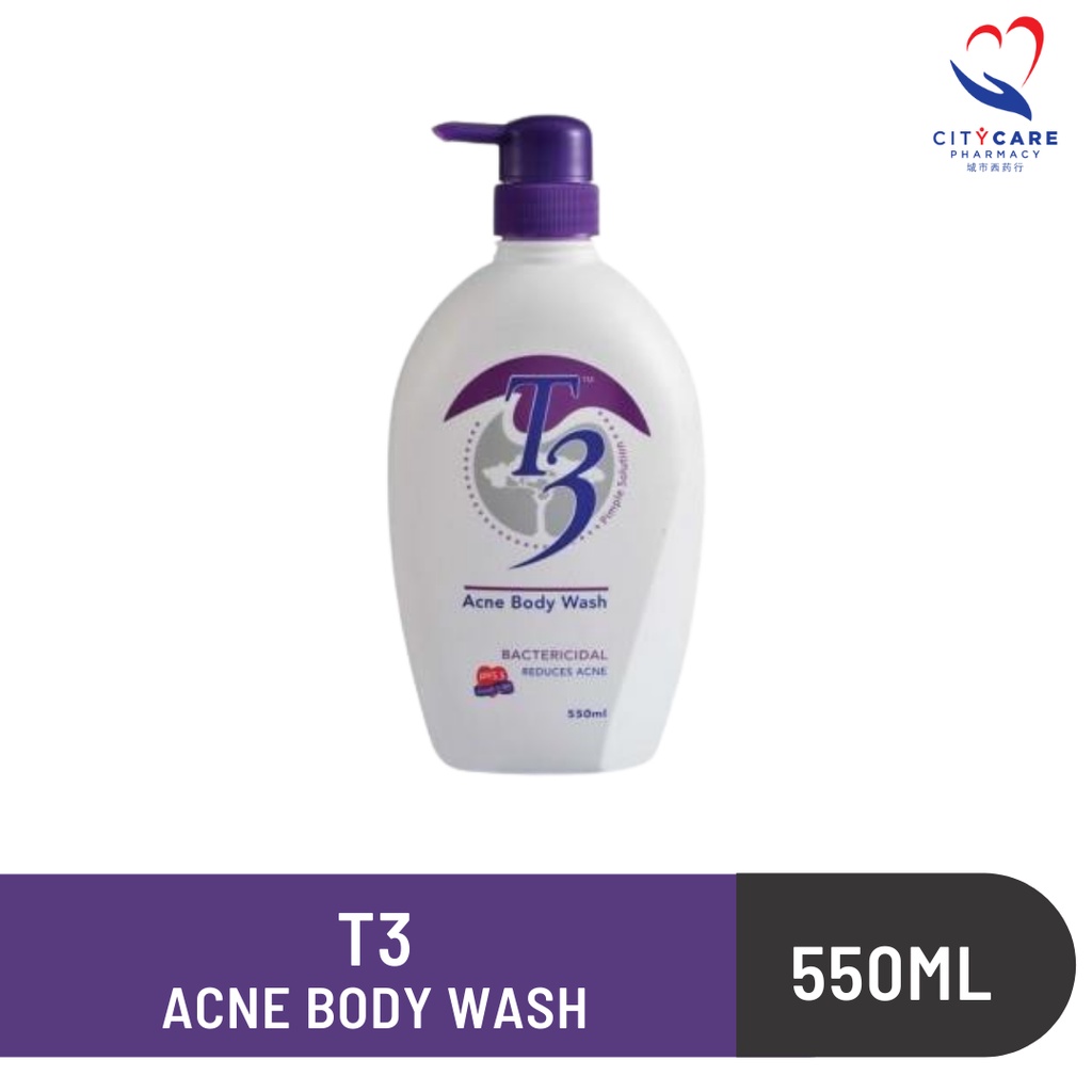 T3 ACNE BODY WASH (PIMPLE SOLUTION) | Shopee Malaysia