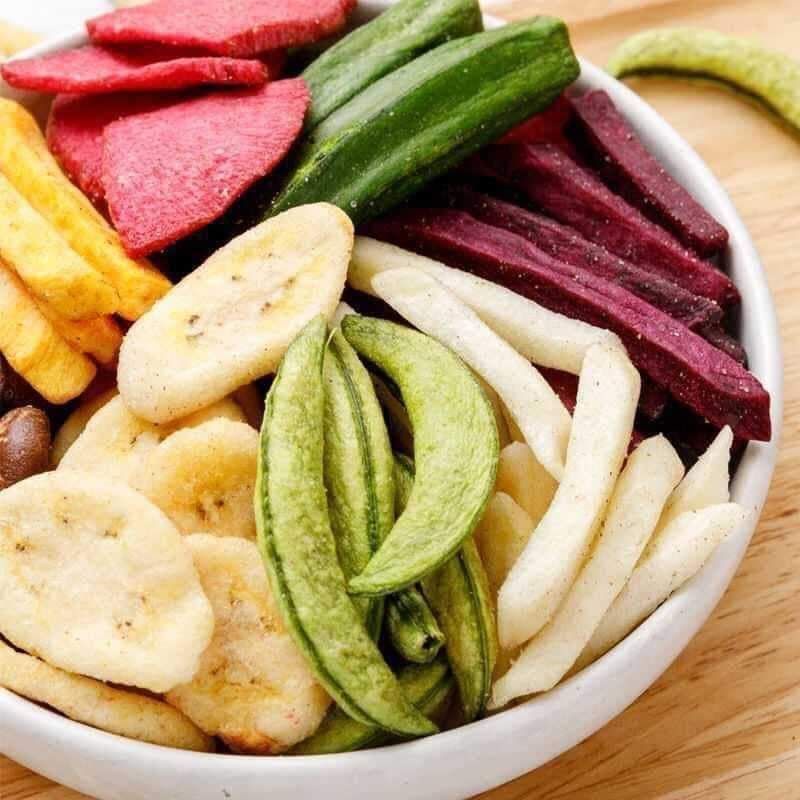 Crispy vegetables kerepek sayuran ผักอบกรอบ | Shopee Malaysia